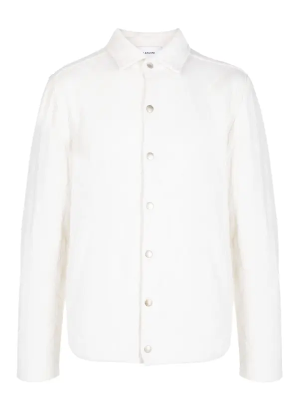 LARDINI Pointelle-knit Jacket - White