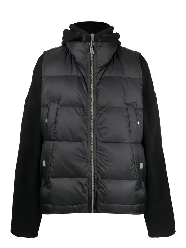 C2H4 High-neck Padded Gilet - Black