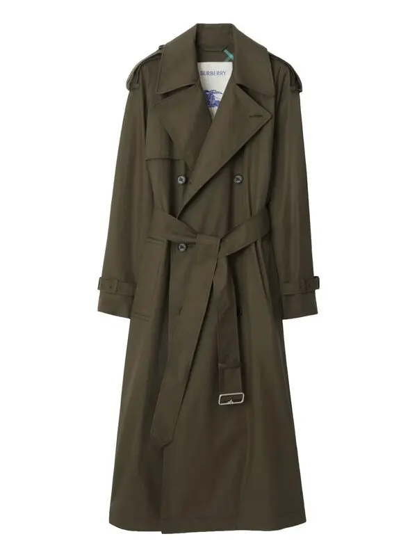 Burberry Castleford Double-breasted Trench Coat - Brown