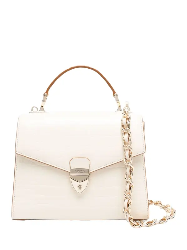 ASPINAL OF LONDON Midi Mayfair Top-handle Bag - Neutrals