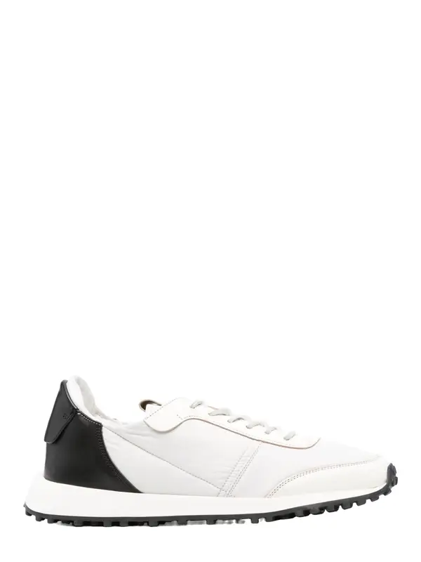 BOTTERO Two-tone Panelled Sneakers - White