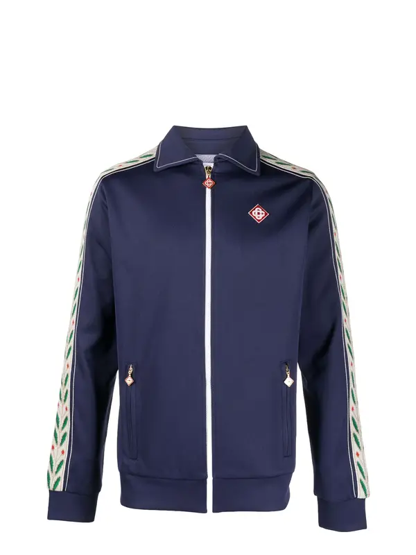 Casablanca Laurel Track Jacket - Blue