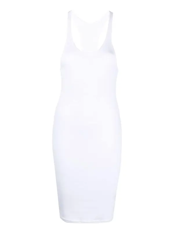 Isabel Marant Tory Ribbed Tank Minidress - White