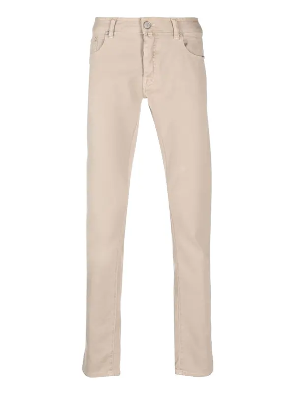 MOORER Straight-leg Jeans - Neutrals