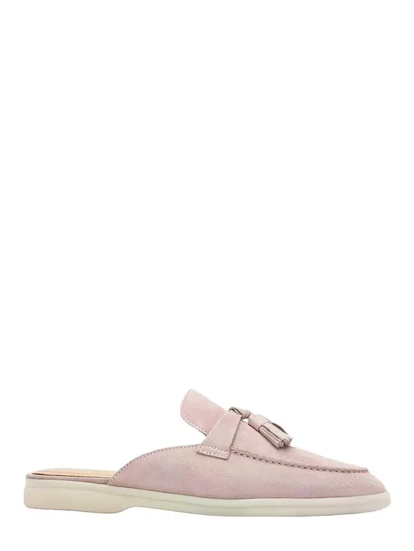 SCAROSSO Lucrezia Tassel Mules - Pink