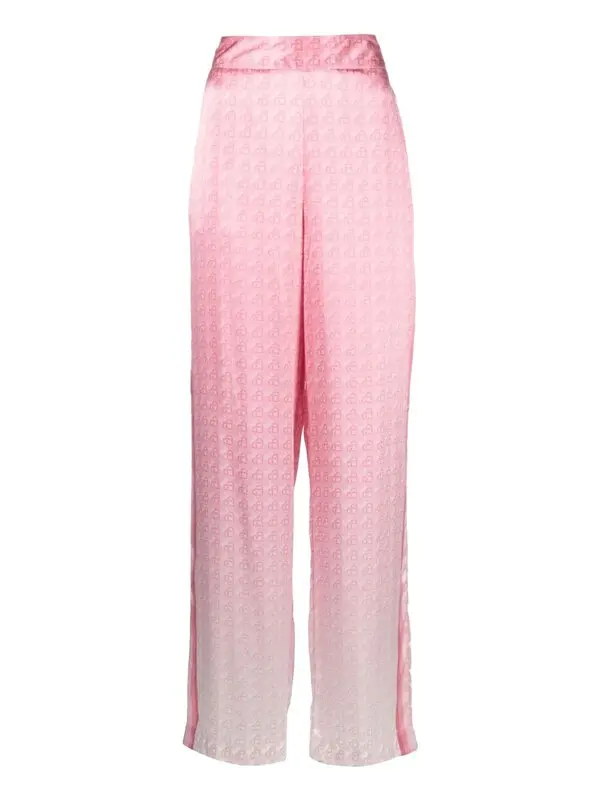 Casablanca Silk Trousers - Pink