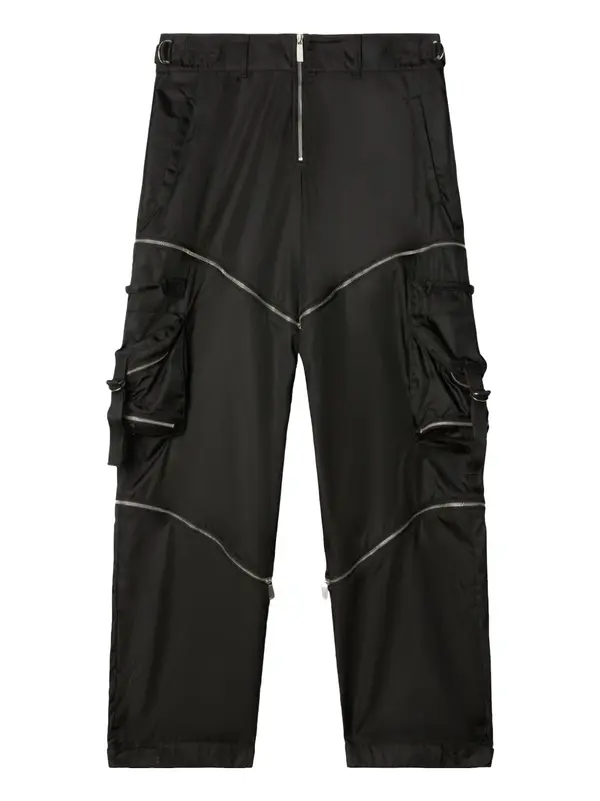 Off-White Zip Cargo Pants - Black