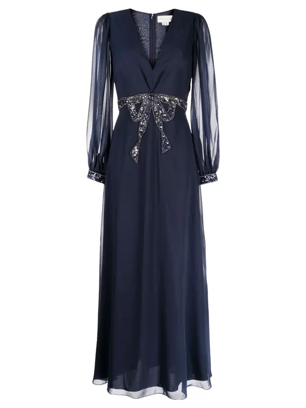 Sachin & Babi Ramsey Gown - Blue