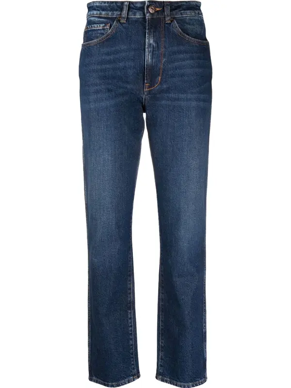 3x1 Claudia Mid-rise Straight-leg Jeans - Blue