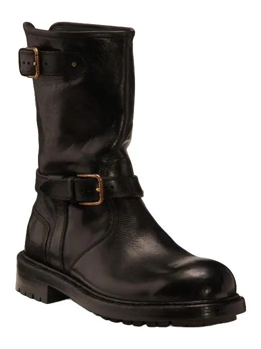Dolce & Gabbana Bernini Biker Boots - Black
