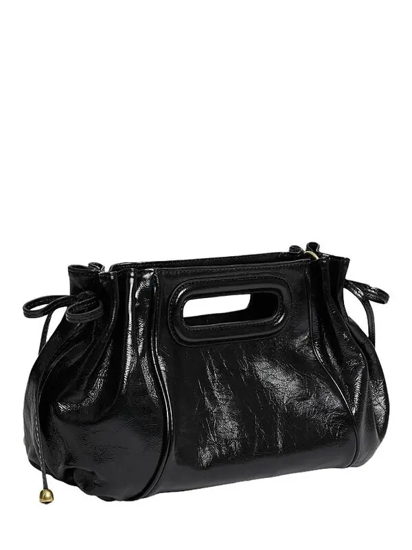 Gerard Darel Mini Dany Leather Crossbody - Black