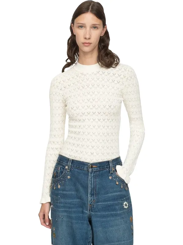 Sea Rue Sweater - White
