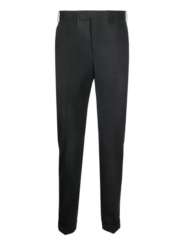 PT TORINO Straight-leg Tailored Trousers - Grey