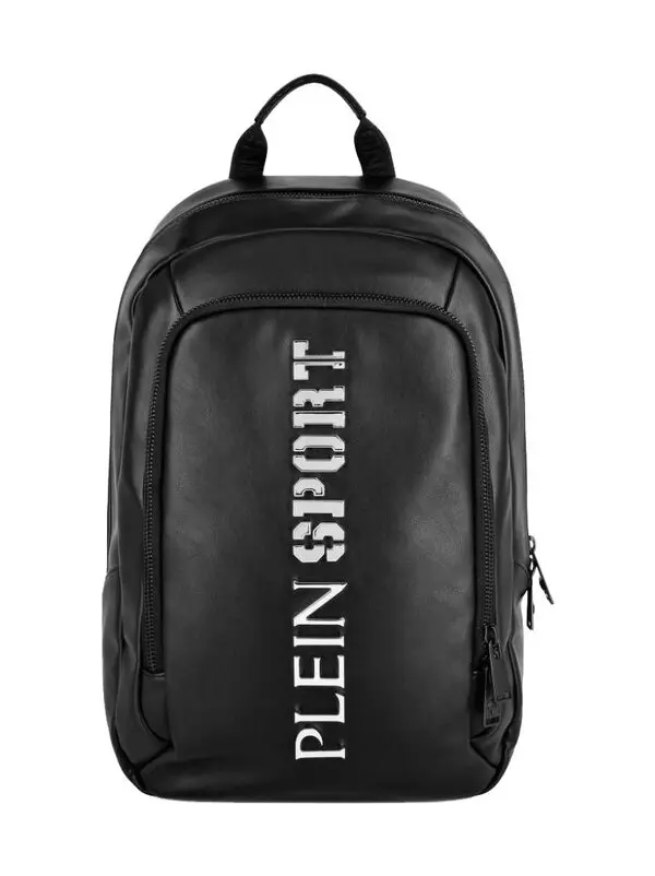 PLEIN SPORT Arizona Logo-lettering Backpack - Black