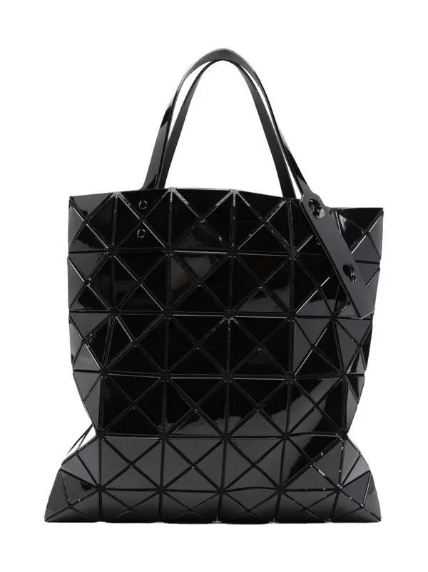 Issey Miyake Lucent Geometric-pattern Shoulder Bag - Black