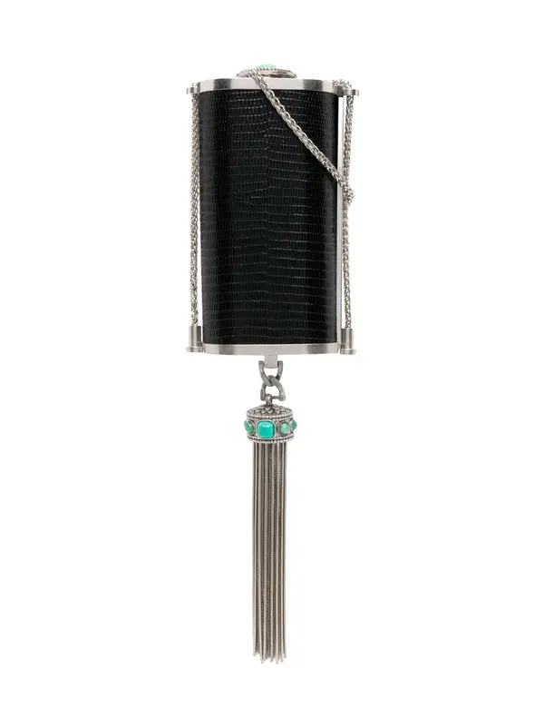 Roberto Cavalli Tassel-detail Shoulder Bag - Black
