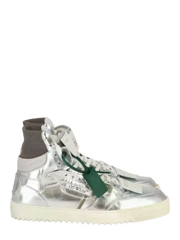 Off-White 3.0 Off Court Metallic Sneakers - Silver