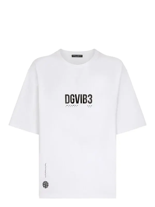 Dolce & Gabbana Logo-print Cotton T-shirt - White