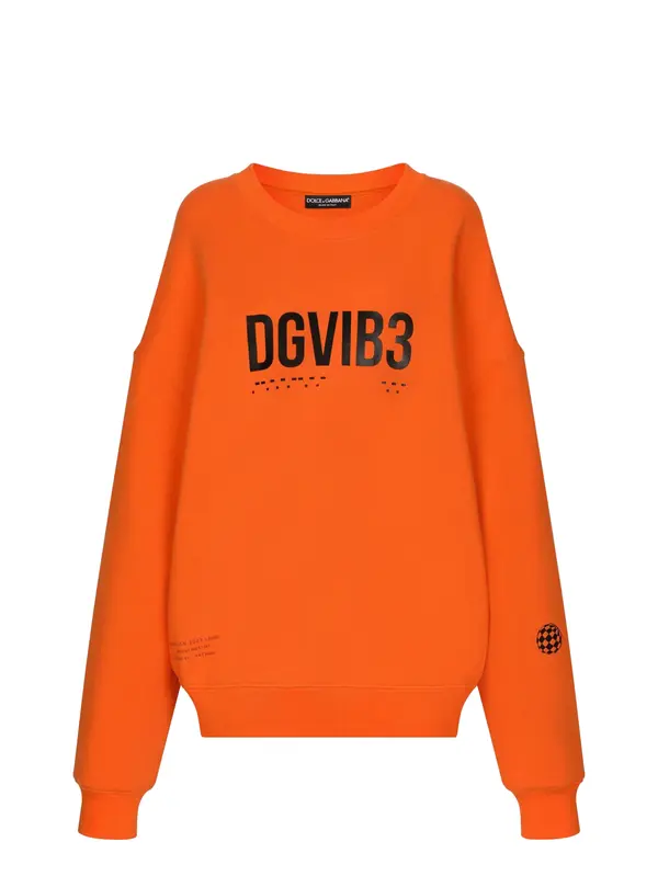 Dolce & Gabbana Logo-print Sweatshirt - Orange