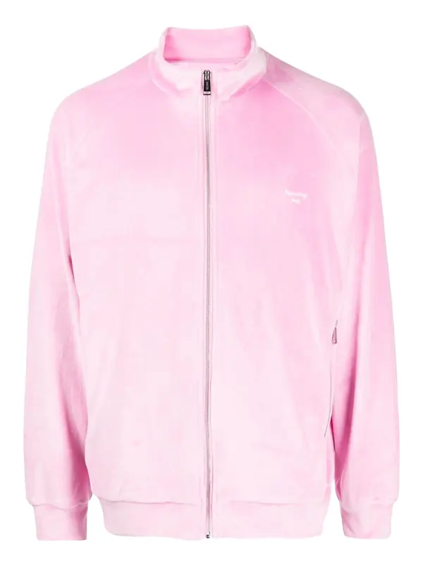 TEAM WANG DESIGN Brushed-effect Zip-up Jacket - Pink