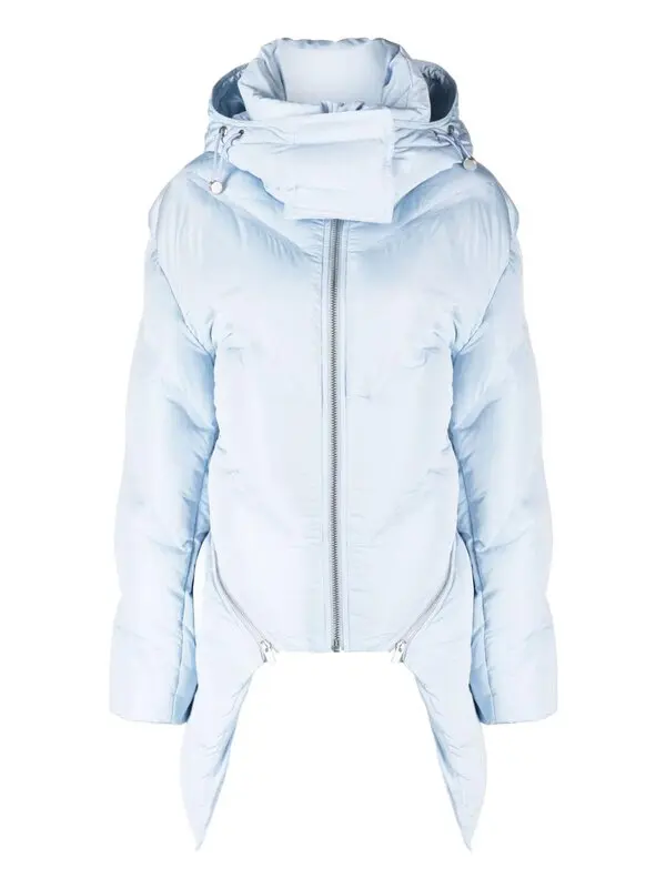 DION LEE Welded Convertible Puffer Jacket - Blue