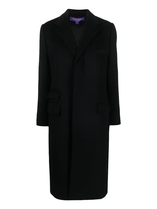 Ralph Lauren Beatrisa Single-breasted Wool-cashmere Coat - Black