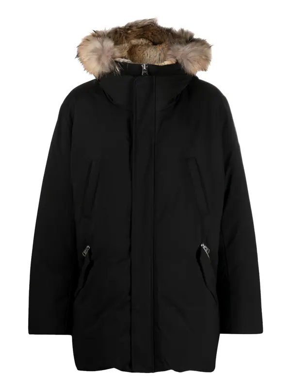 Mackage Edward Fur Hooded Jacket - Black