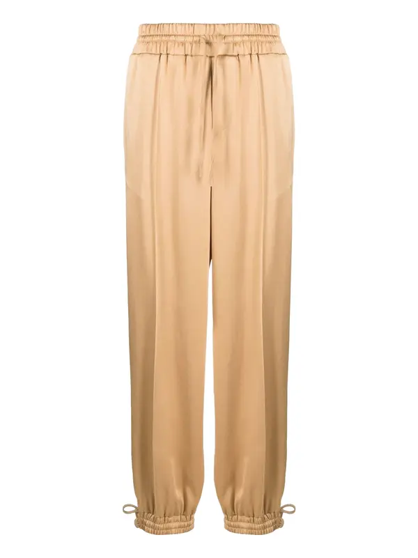 JIL SANDER Satin Track Pants - Neutrals