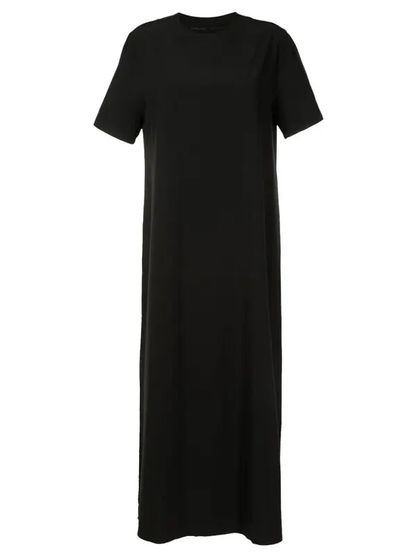 OSKLEN Superlight Maxi T-shirt Dress - Black