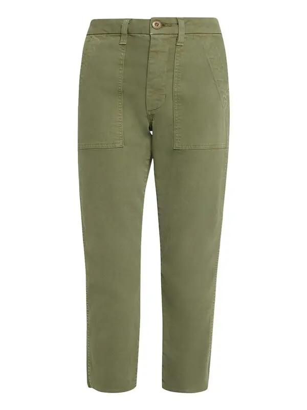 AMO Easy Straight Army Trousers - Tea Leaf