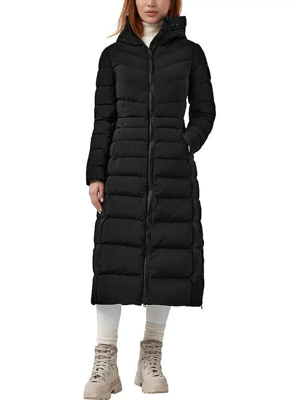 Canada Goose Clair Long Down Coat - Black