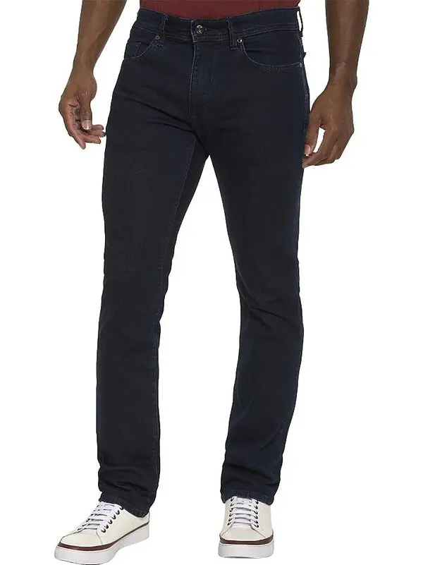 Robert Graham Dayne Relaxed Fit Straight Leg Jeans - Dark Indigo