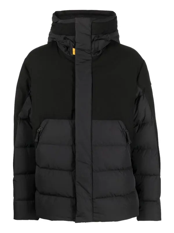 PARAJUMPERS Logo-patch Padded Jacket - Black