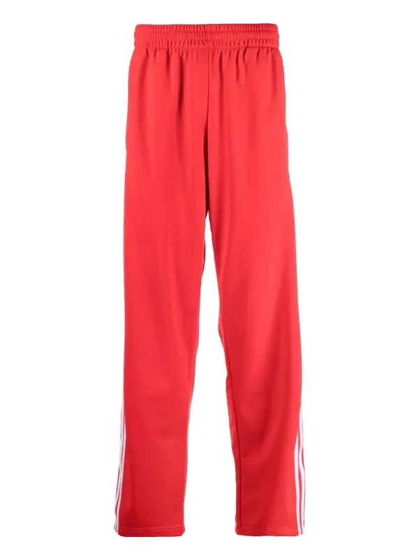 Adidas 3-stripes Straight-leg Trousers - Red