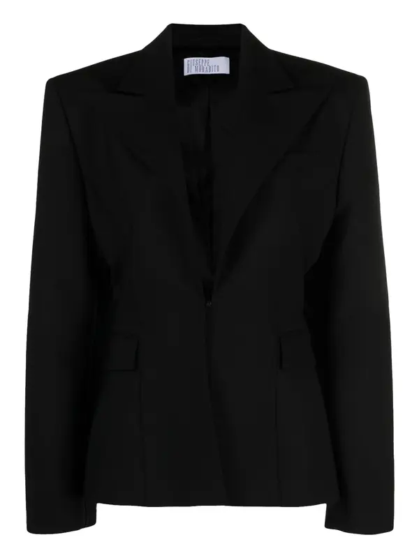 Giuseppe Di Morabito Single-breasted Wool Blazer - Black