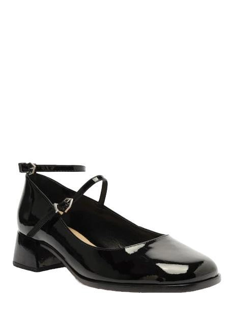 Schutz Dorothy Block Heel Mary Jane Pumps - Black