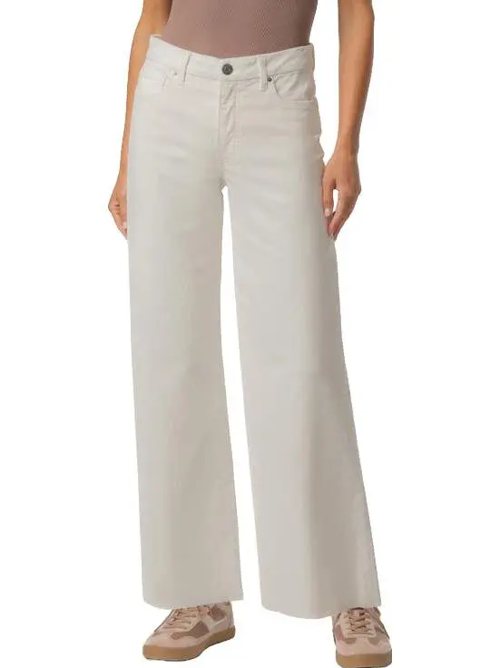 Kut From The Kloth Meg High-waist Wide-leg Jeans - Cloud White