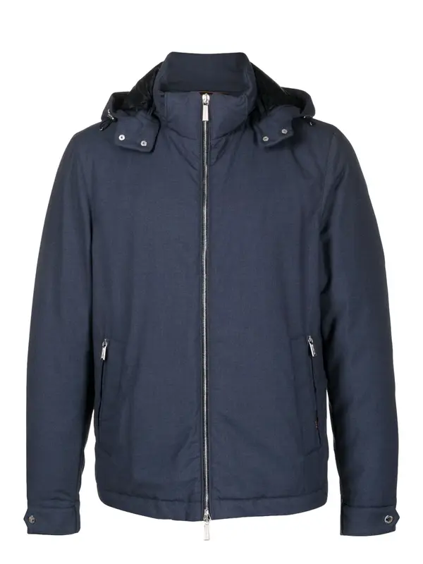 MOORER Albini-pum Padded Jacket - Blue
