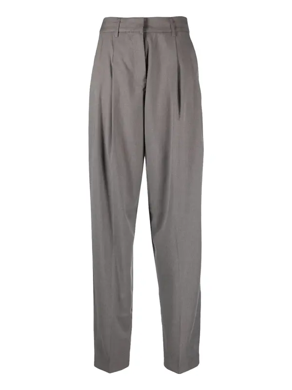 Remain Birger Christensen Pleat-detailing Tailored Trousers - Grey