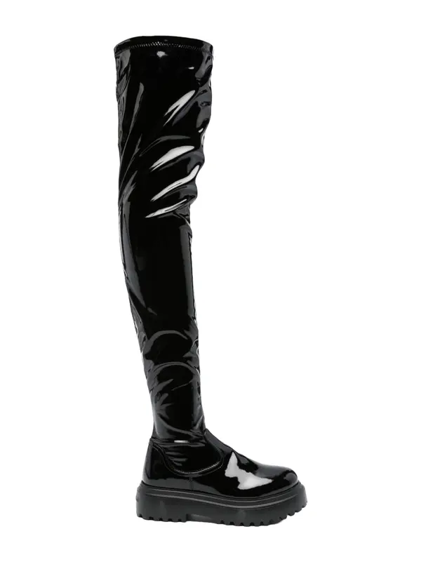 LE SILLA Ranger 50mm Thigh-high Boots - Black