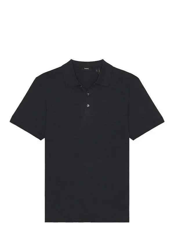 Theory Bron Cotton Polo - Eclipse