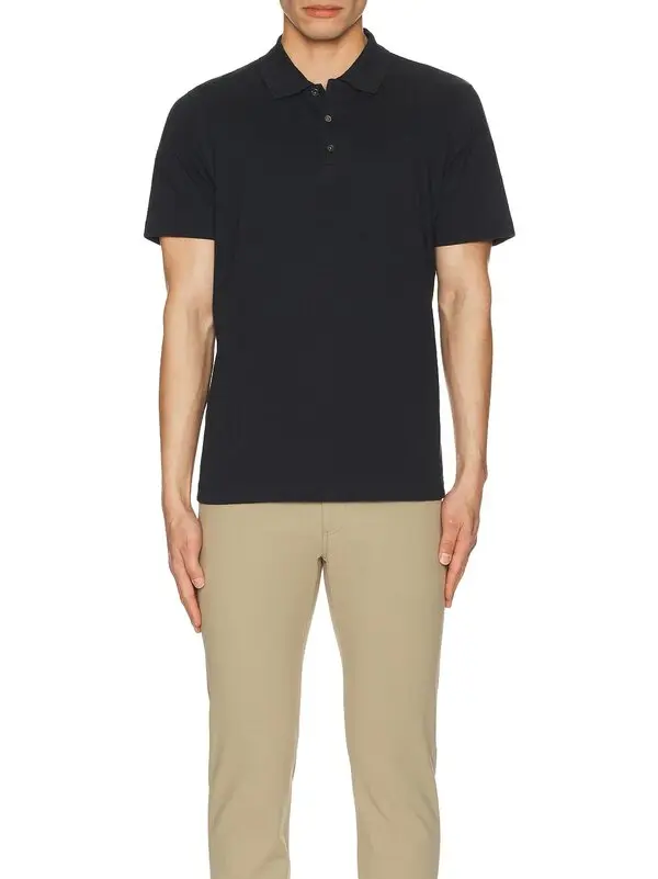 Theory Bron Cotton Polo - Eclipse