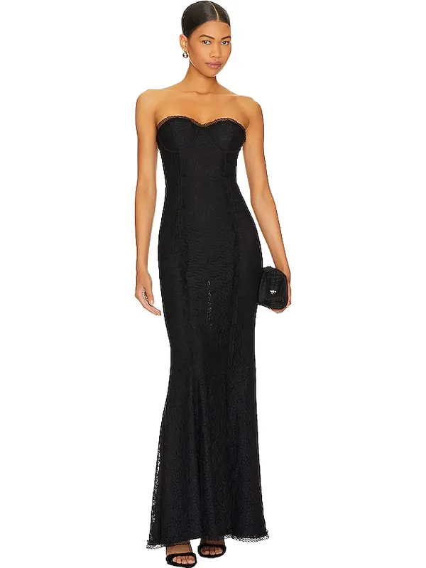 Majorelle Mari Elena Gown - Black