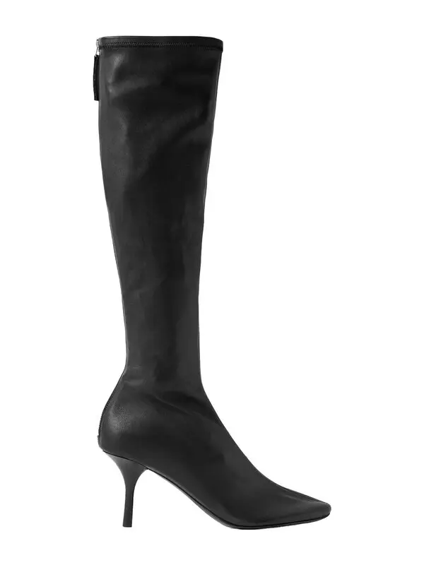 Acne Studios Leather Knee Boots - Black