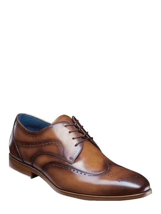 STACY ADAMS Brayden Wingtip Oxford - Tan