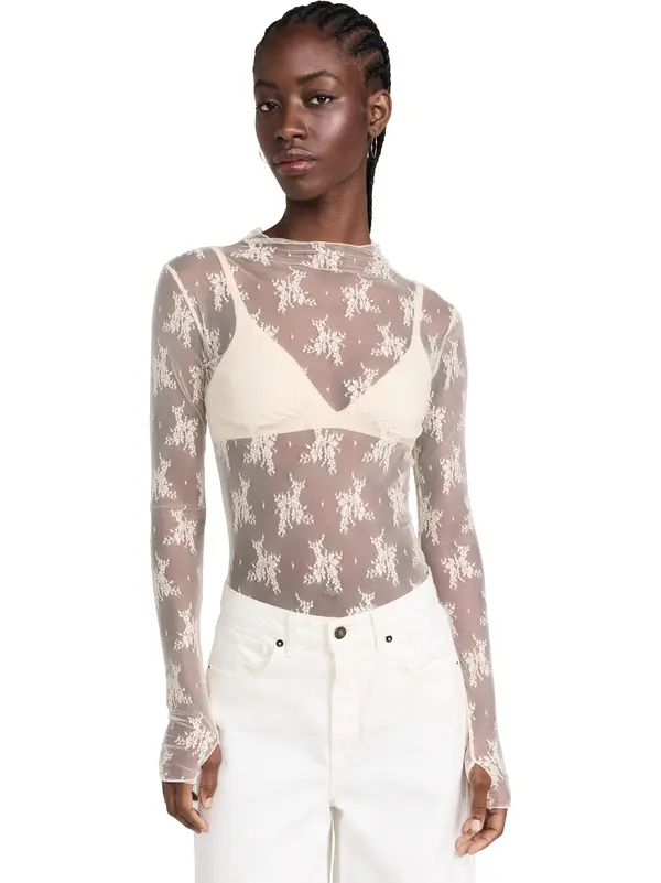 Free People Lady Lux Layering Top - Evening Creme