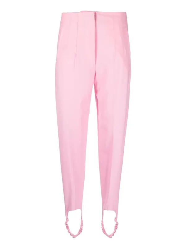 Giuseppe Di Morabito High-waisted Wool-blend Leggings - Pink