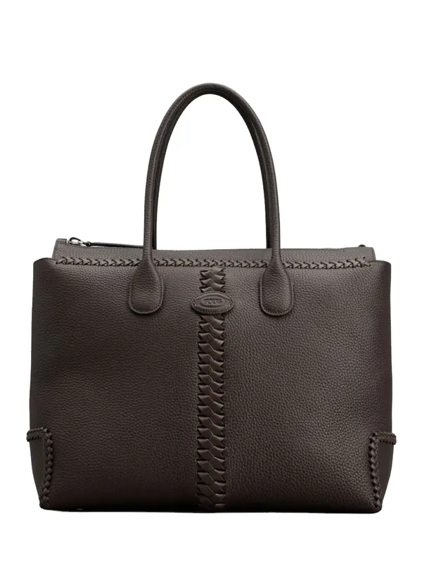 TOD'S Leather Tote Bag - Brown