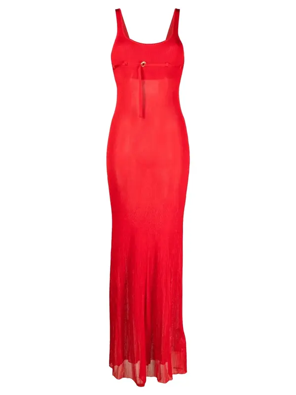 Jacquemus La Robe Maille Maxi Dress - Red