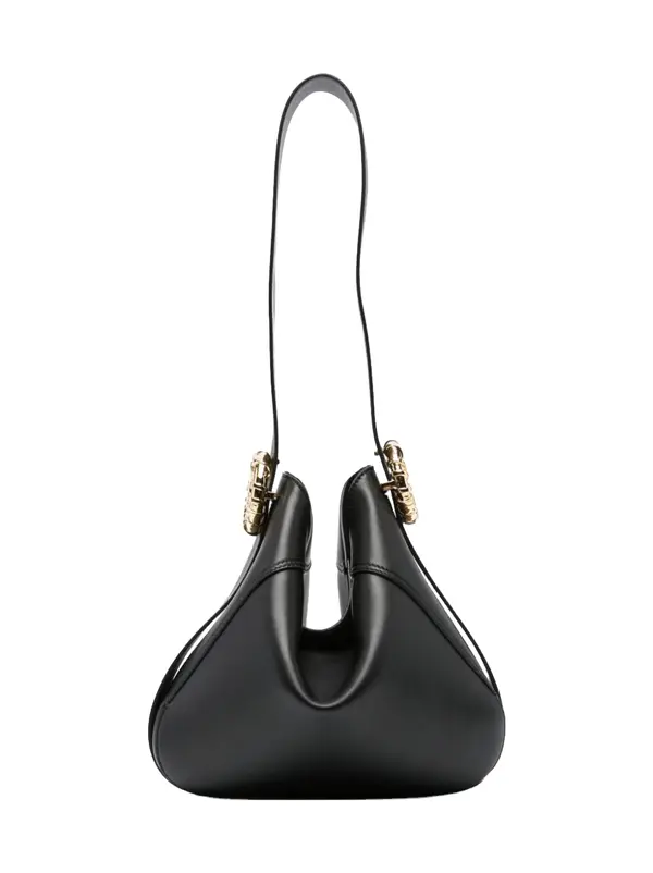 LANVIN Melodie Leather Shoulder Bag - Black